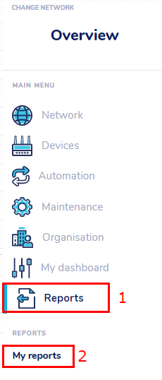 Create/edit sensor data reports. Send the report. – Centro de Ayuda