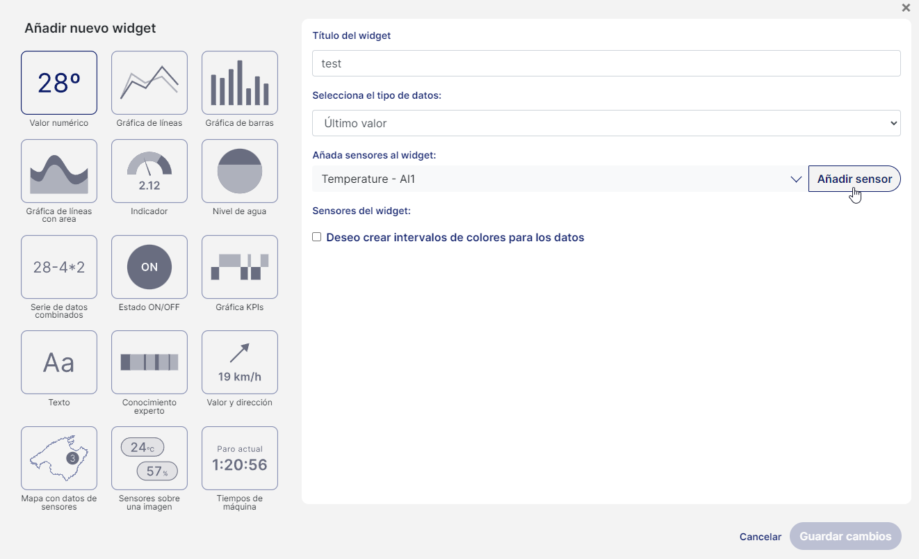 Dashboards personalizables – Centro de Ayuda